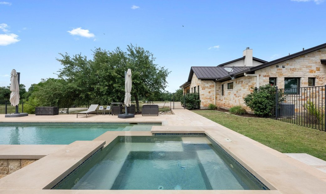 One Story Texas Limestone Home In Vineyard In Driftwood, Texas, United ...