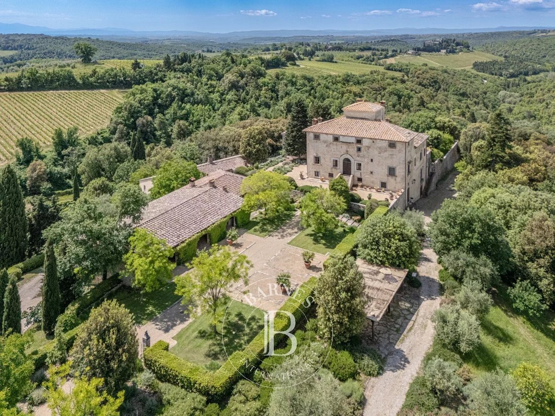 Enchanting Estate In The Heart Of Chianti In Castagnoli, Tuscany, Italy ...