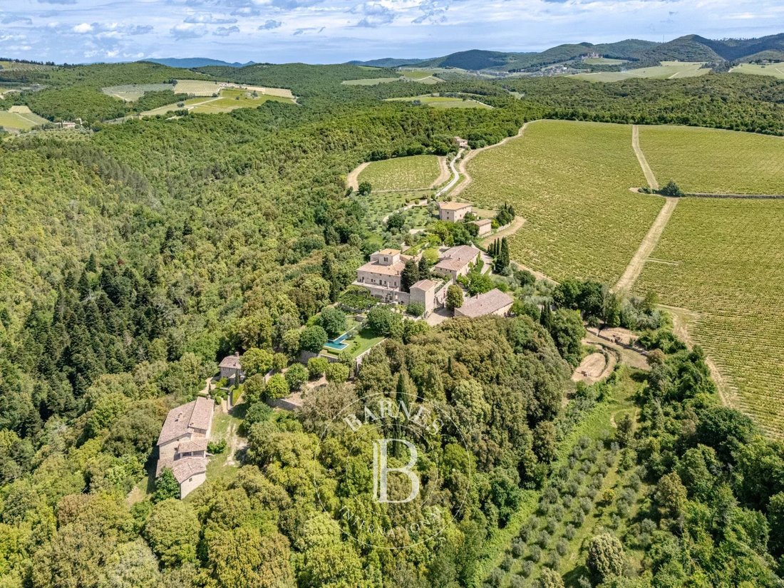 Enchanting Estate In The Heart Of Chianti In Castagnoli, Tuscany, Italy ...