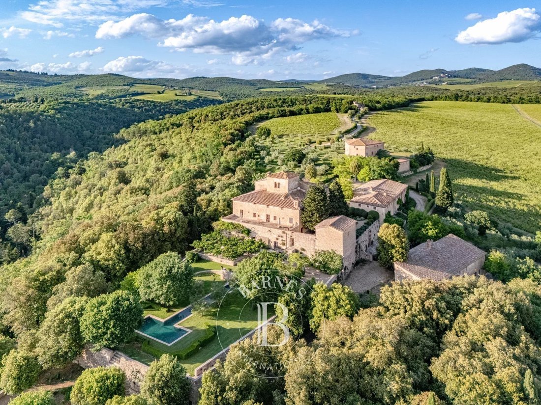Enchanting Estate In The Heart Of Chianti In Castagnoli, Tuscany, Italy ...