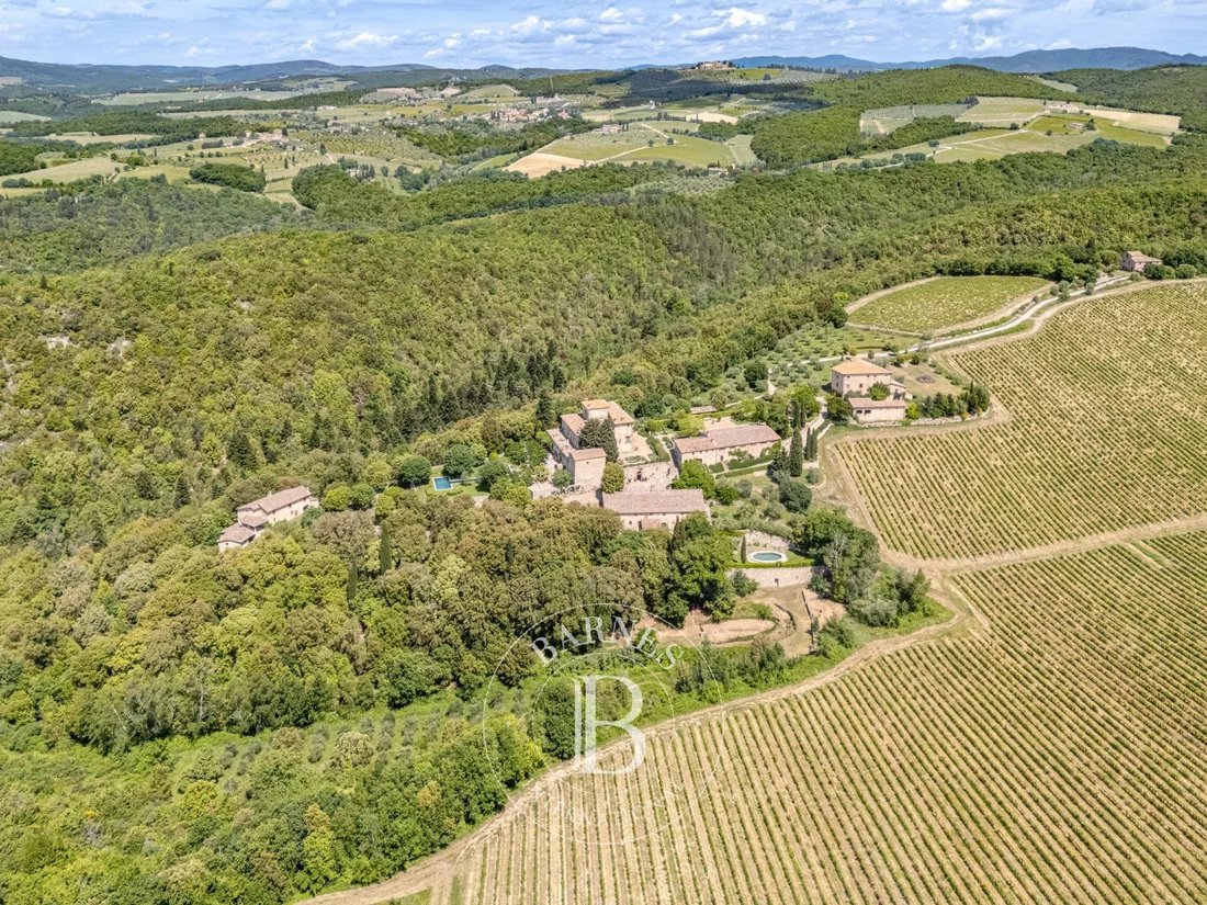 Enchanting Estate In The Heart Of Chianti In Castagnoli, Tuscany, Italy ...