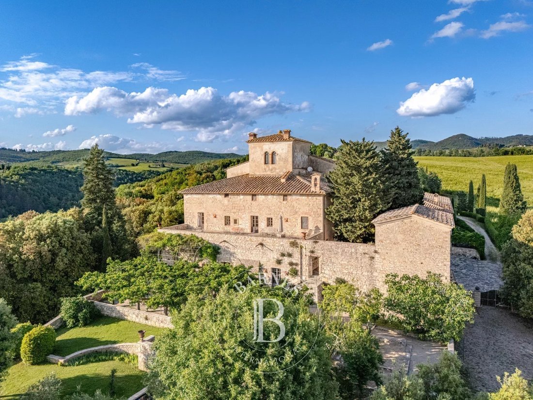 Enchanting Estate In The Heart Of Chianti In Castagnoli, Tuscany, Italy ...