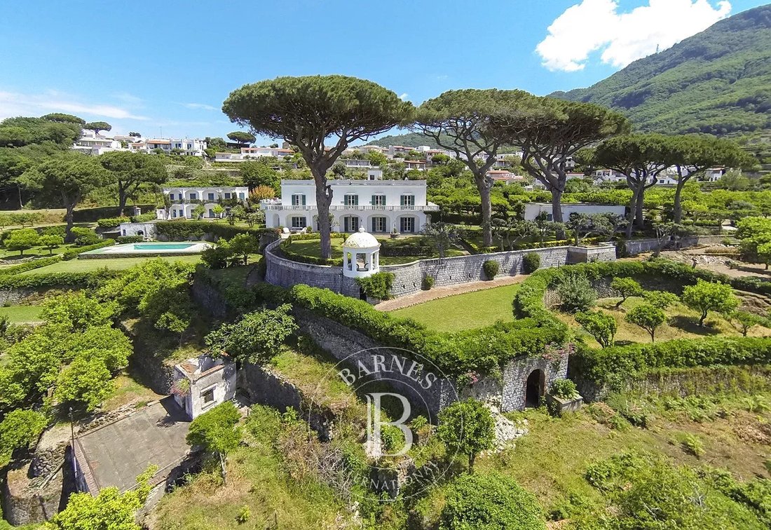 Prestigious Historic Villa For Sale In In Casamicciola Terme, Campania ...