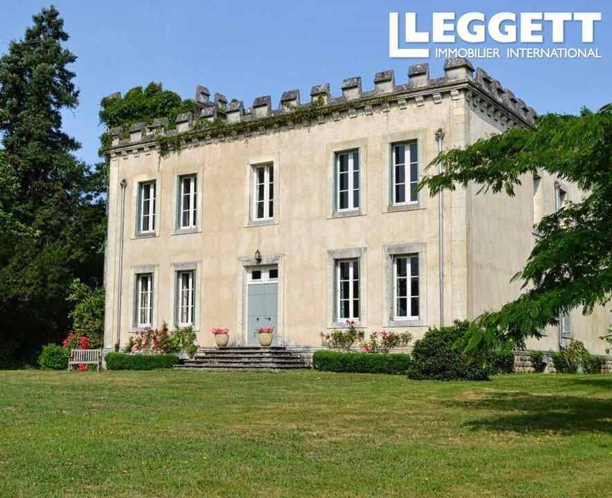 Magnificent Chateau Of 420 M² Set On 1,2 In Lessac, Nouvelle Aquitaine ...