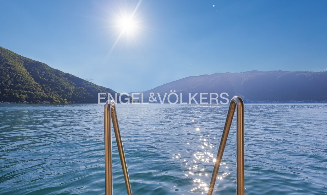 Rare Gem With Direct Lake Access In Bissone, Ticino, Switzerland For ...