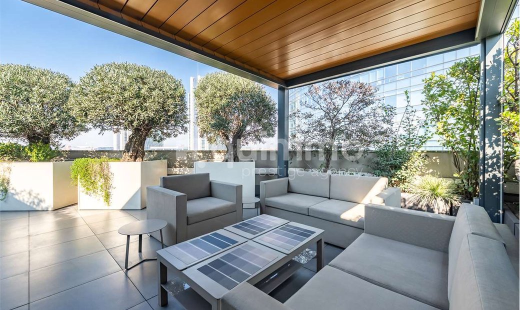 Splendid Penthouse With Terraces And Veranda In Milan, Lombardy, Italy ...