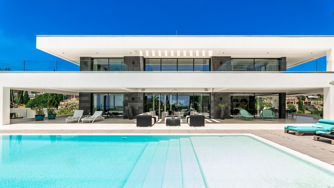 Spectacular New Villa With Sea And Golf Views In Benahavis, Andalusia ...