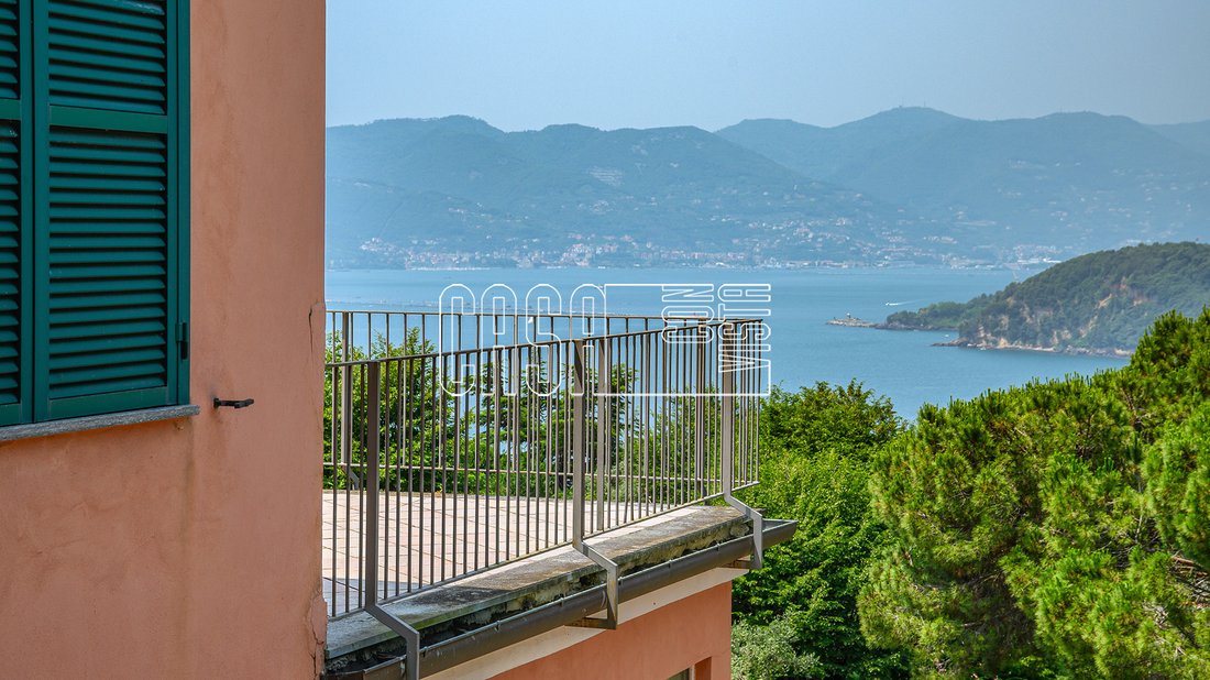 Luxury Villa With Sea View, Terraces, Garden, In Lerici, Liguria, Italy ...