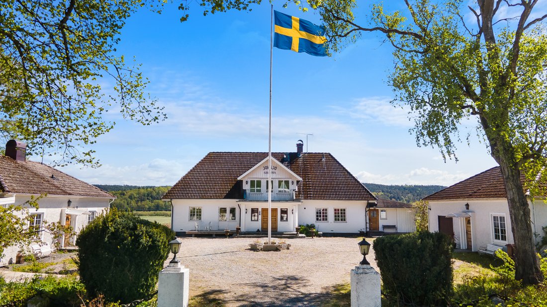 Jonsjö Estate In The Scenic Valley Of The In Veddige, Halland County ...