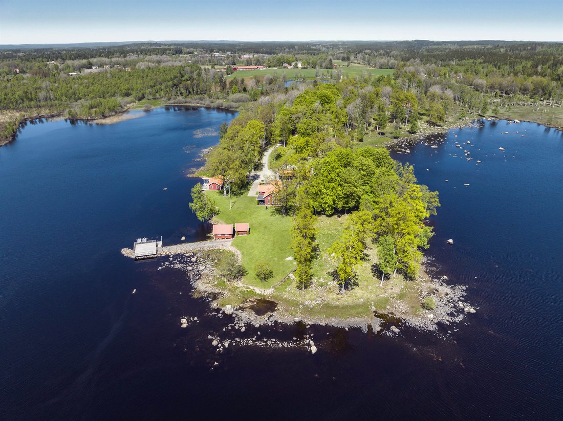 Estate On A Private Peninsula With In Vrigstad, Jonkoping County ...
