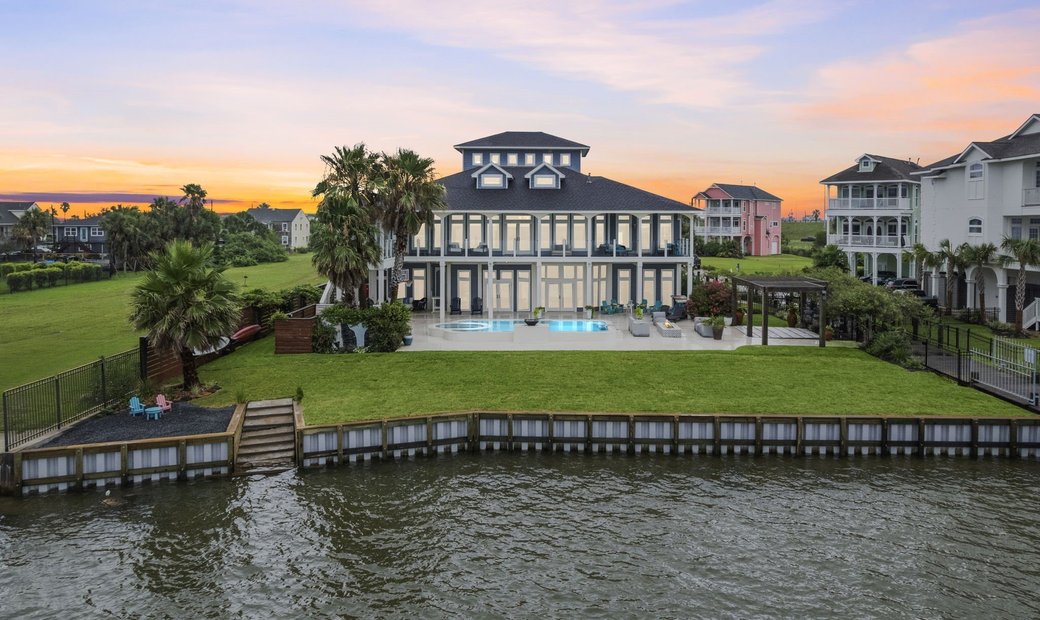 Custom Waterfront Masterpiece In Galveston, Texas, United States For ...