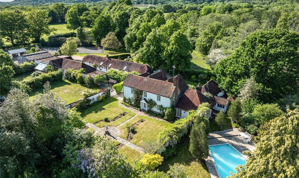 Milland Lane, Liphook, West In Liphook, England, Vereinigtes Königreich ...