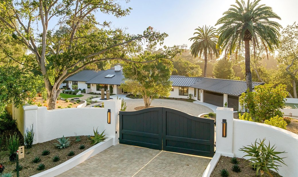Casual Luxury Hope Ranch Estate In Santa Barbara, California, United ...