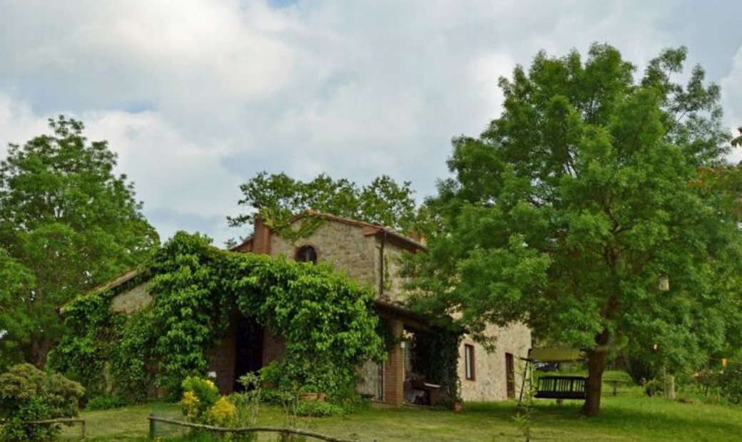 Stone Farmhouse With Horse Stable Between In Roccalbegna, Tuscany ...