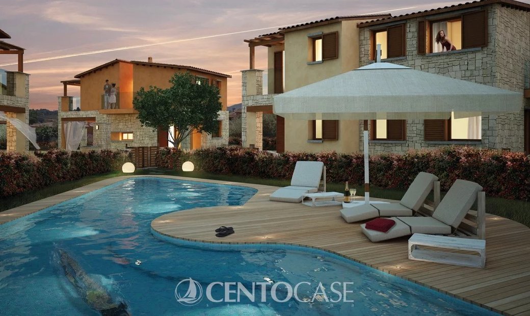 Semi Detached House On Two Levels In San Teodoro, Sardinia, Italy For ...