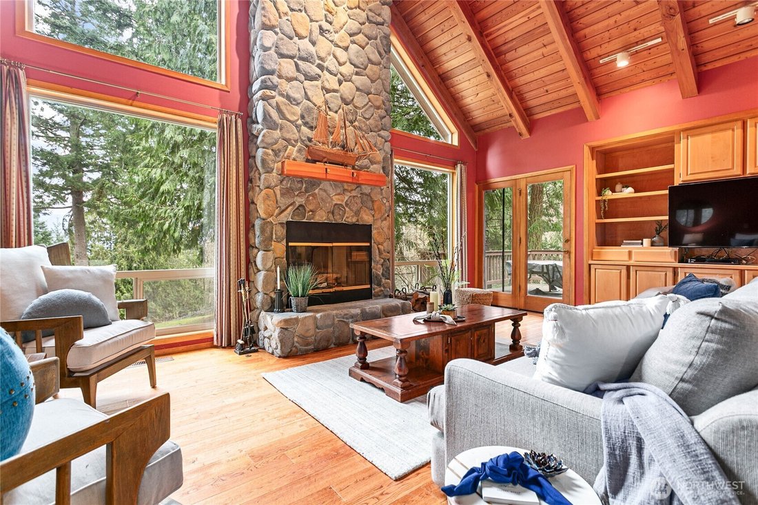 Custom Built Lodge Style Home In The In Bellingham, Washington, United ...