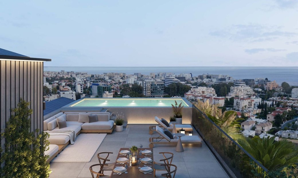 Modern Penthouse With Pool And Gym In Potamos In Potamos Germasogeias ...