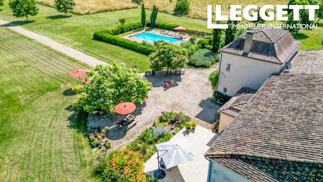 Domaine Exceptionnel De 9 Chambres Avec Dans Duras, Nouvelle Aquitaine ...