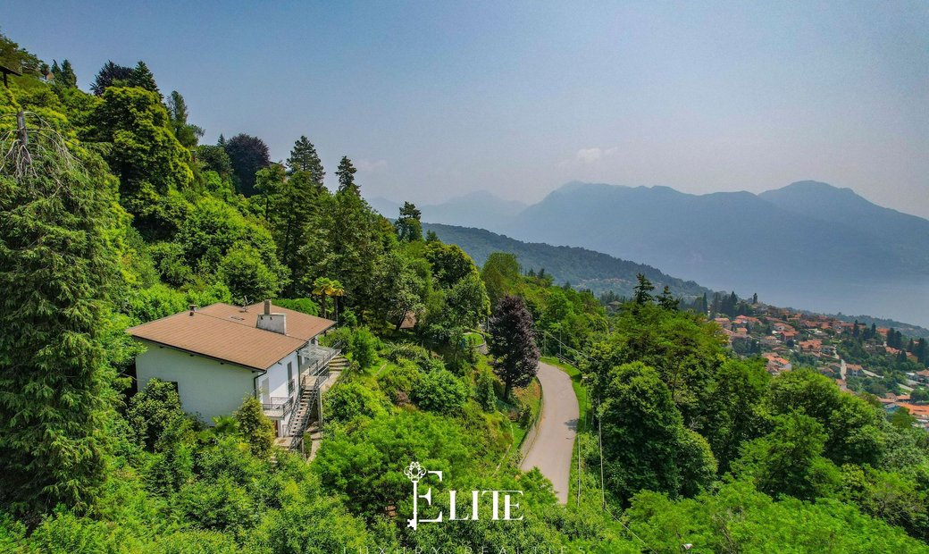 Panoramic Villa With Views Of Lake Maggiore In Bee, Piedmont, Piedmont ...