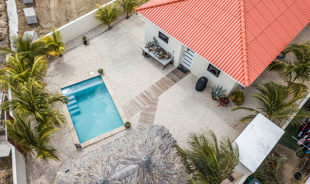 Modern Family Villa With Pool And Palapa In Grote Berg Curacao – In ...