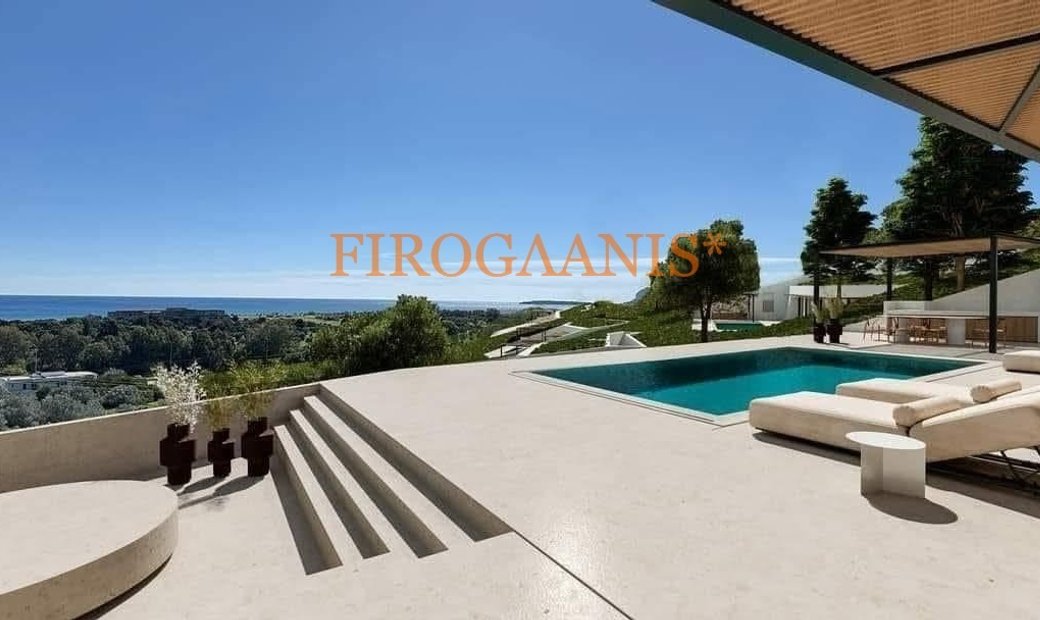 Luxury Sea View Villa, Above Afandou Golf In Rhodes, Aegean, Greece For ...