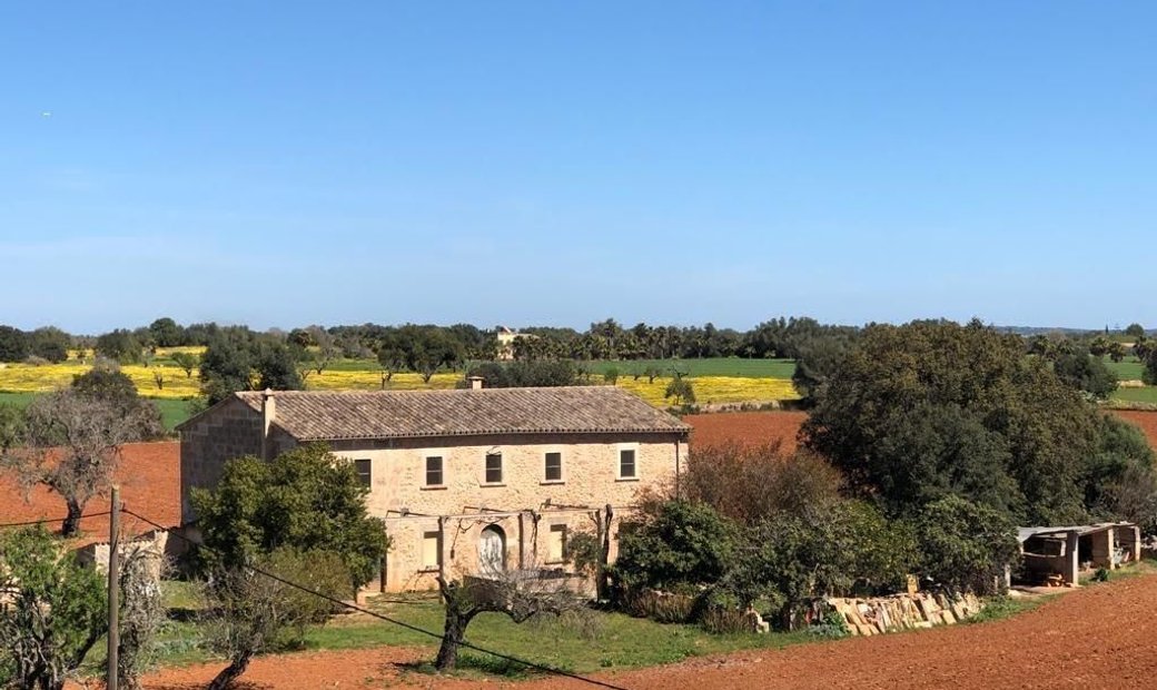 Unique Semi Reformed Estate With Views Of In Algaida, Balearic Islands ...