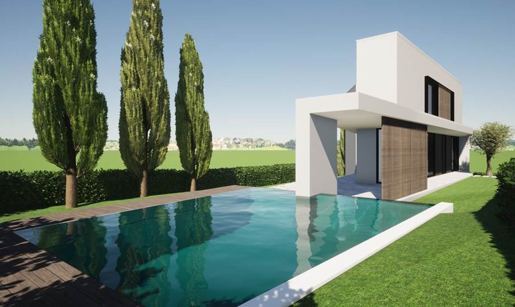 New Super Modern Single Villa With Pool In Sirmione, Lombardy, Italy ...