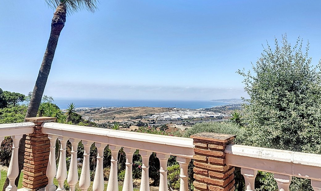 Panoramic Sea And Mountain Views From A Private In Estepona, Andalusia ...