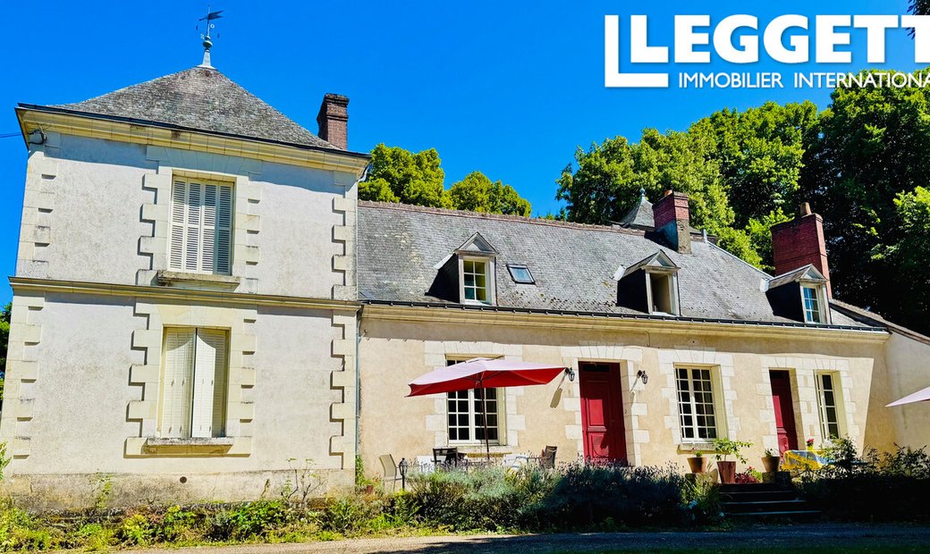 A Historic Gem Near Azay Le Rideau; In In Cheillé, Centre Val De Loire ...