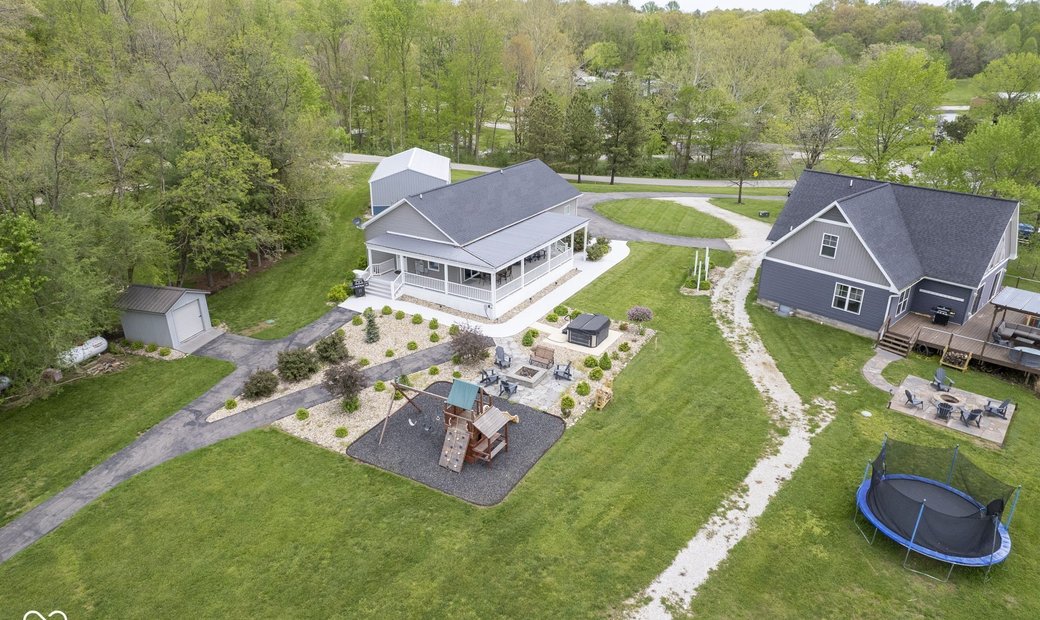 Lake Lemon Dual Homes With Private Dock In Unionville, Indiana, United ...