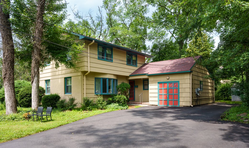 Moderner Stil Und Nur Wenige In Princeton, New Jersey, Vereinigte ...