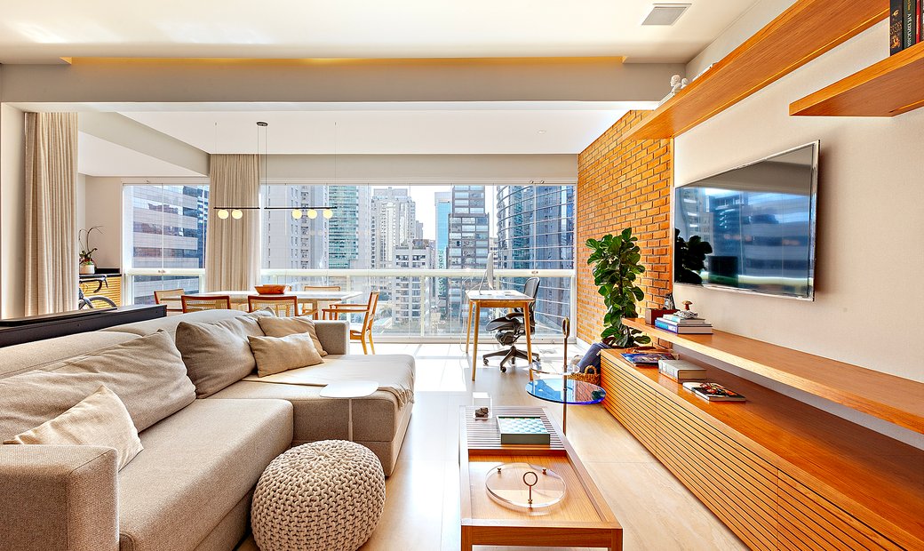 Renovated Apartment With Integrated In São Paulo, State Of São Paulo ...