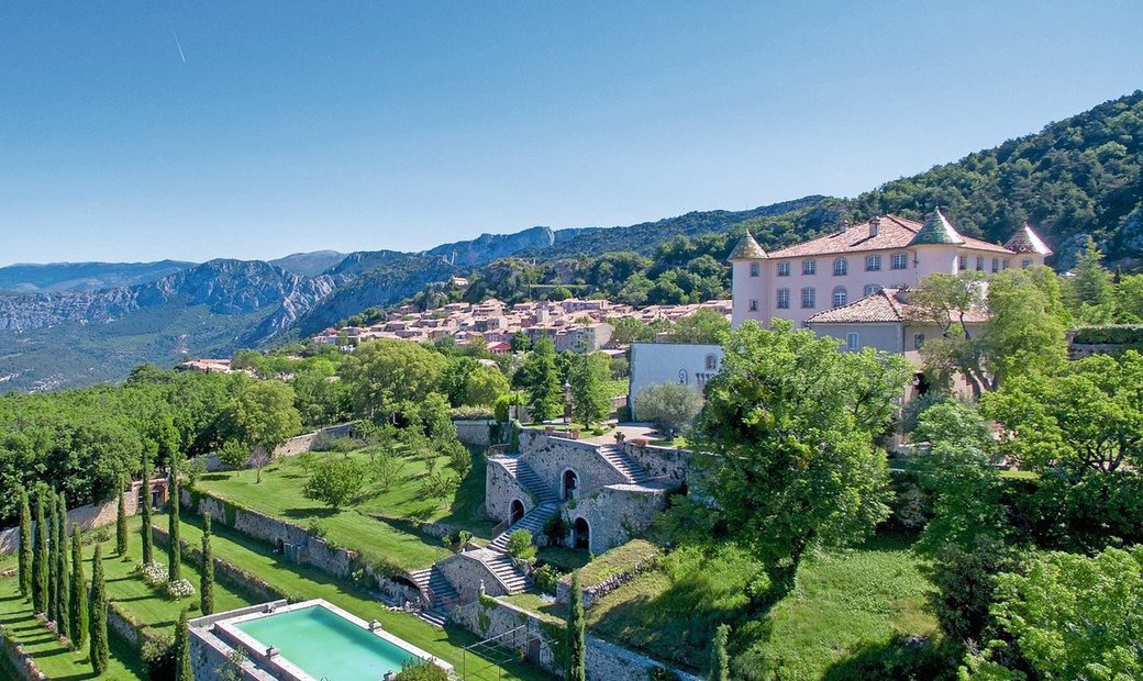 Castle With Panoramic View In Aiguines, Provence Alpes Côte D'azur ...