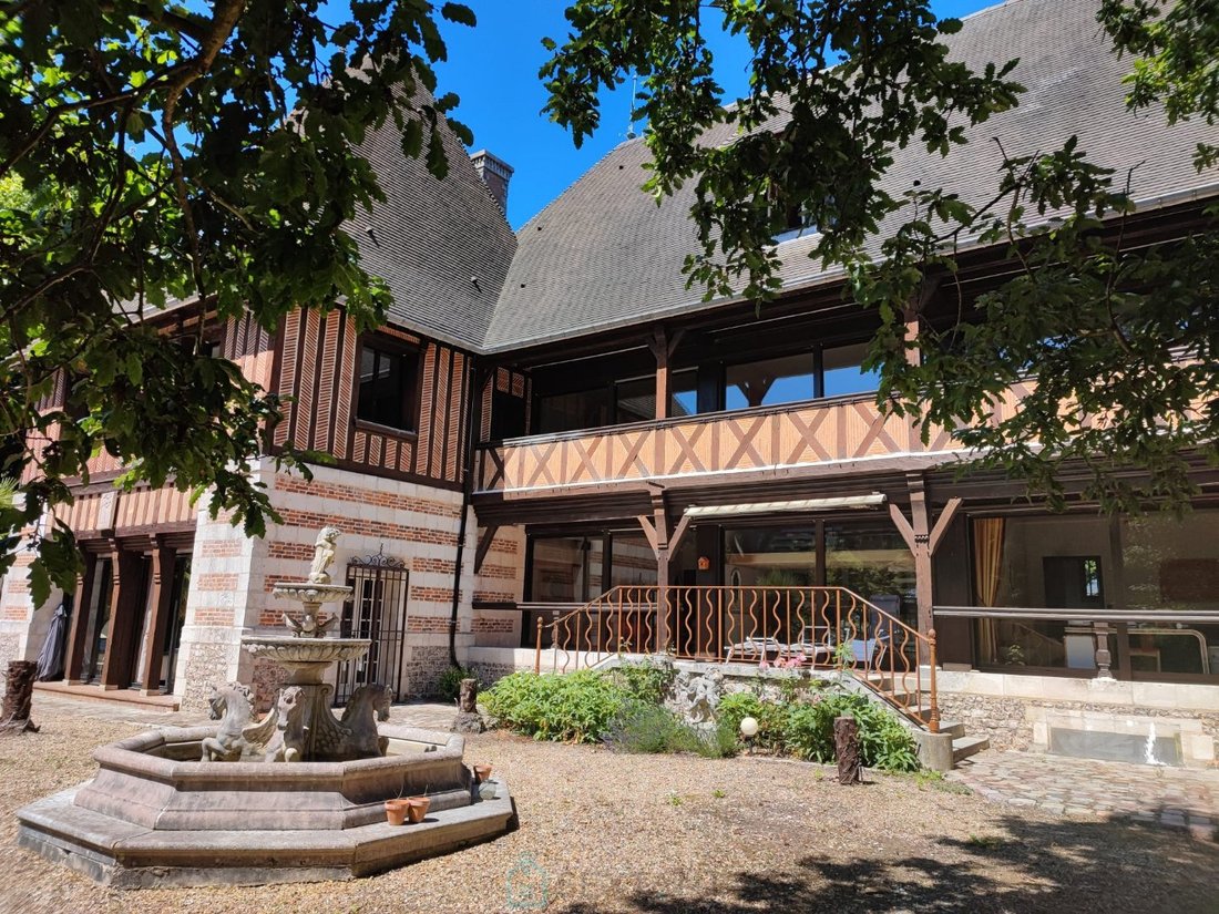 Exceptional Manor On The Alabaster Coast Near The In Gerville, Normandy ...