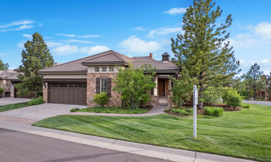 Located On A Private Corner Lot In The In Castle Rock, Colorado, United ...