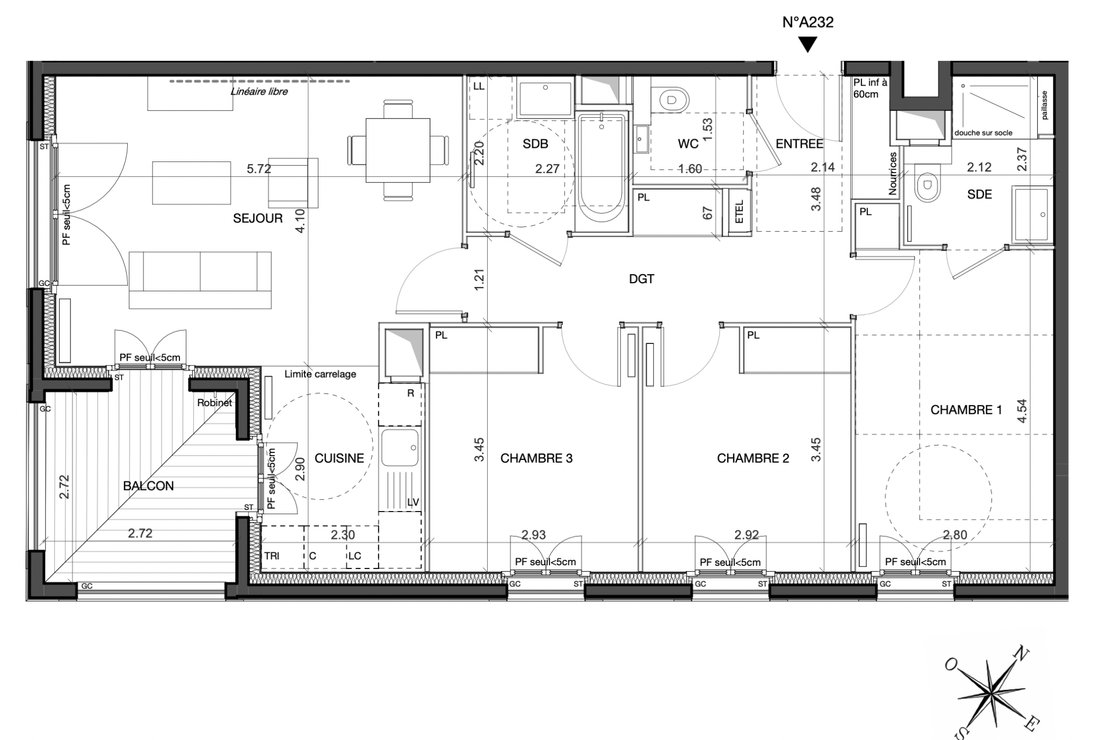 T4 With Balcony, Parking, And Cellar. In Saint Ouen, île De France ...