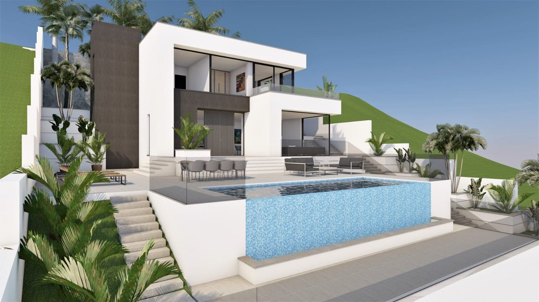 New Build Villa With Rental Potential And Panoramic In Coin, Andalusia ...