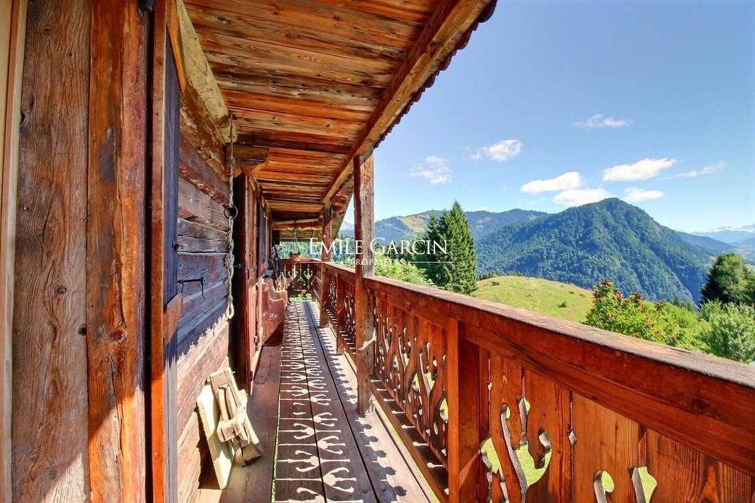 Chalet Face Au Mont Blanc à Vendre à Dans Megève, Auvergne Rhône Alpes ...