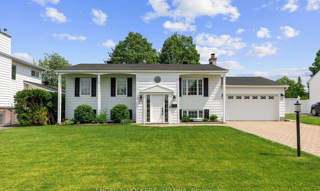 Turnkey Raised Bungalow With No Front Or Rear In Ottawa, Ontario ...