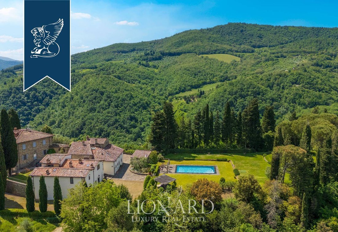 Medieval Hamlet With Pool On The Hills Of In Pontassieve, Tuscany ...