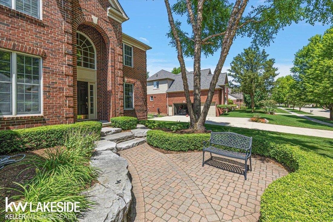 Wohngebiet Washington In Washington, Michigan, Vereinigte Staaten Zu ...