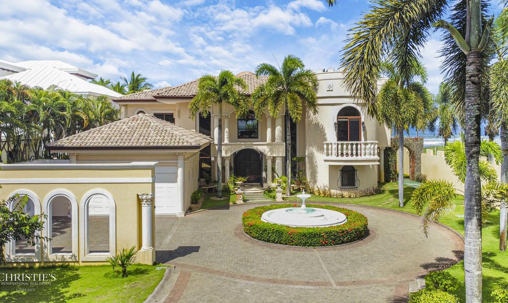 An Italian Castle On The In Playa Hermosa, Puntarenas Province, Costa ...
