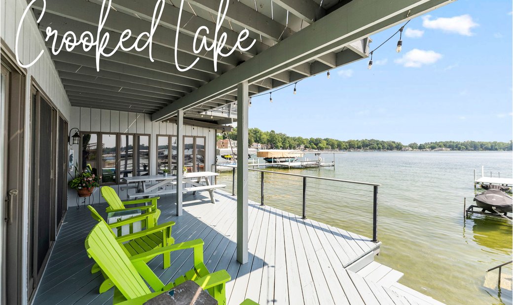 Lakefront Home On Crooked Lake In Angola, In Angola, Indiana, United ...