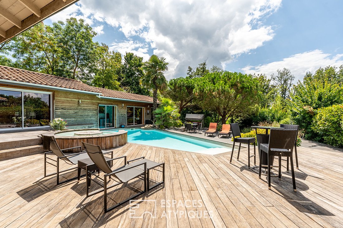 Casa De Una Sola Planta Con Jardín En Limonest, Auvernia Ródano Alpes ...