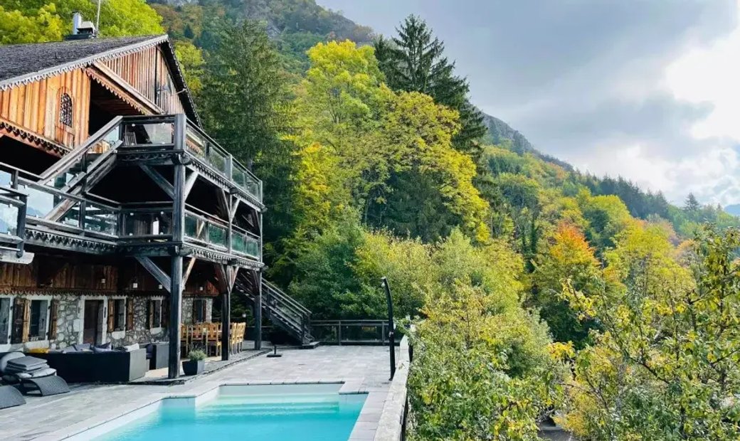 Chalet With Pool Near Châtel, In The In Abondance, Auvergne Rhône Alpes ...