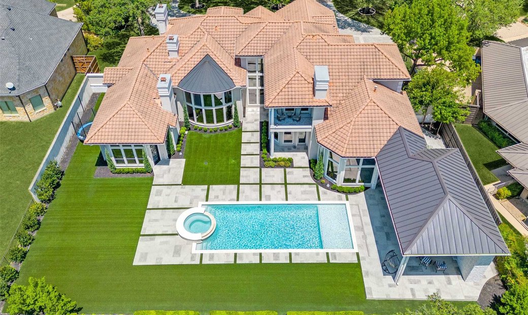 Custom Estate On The Bent Tree Country Club In Dallas, Texas, United ...