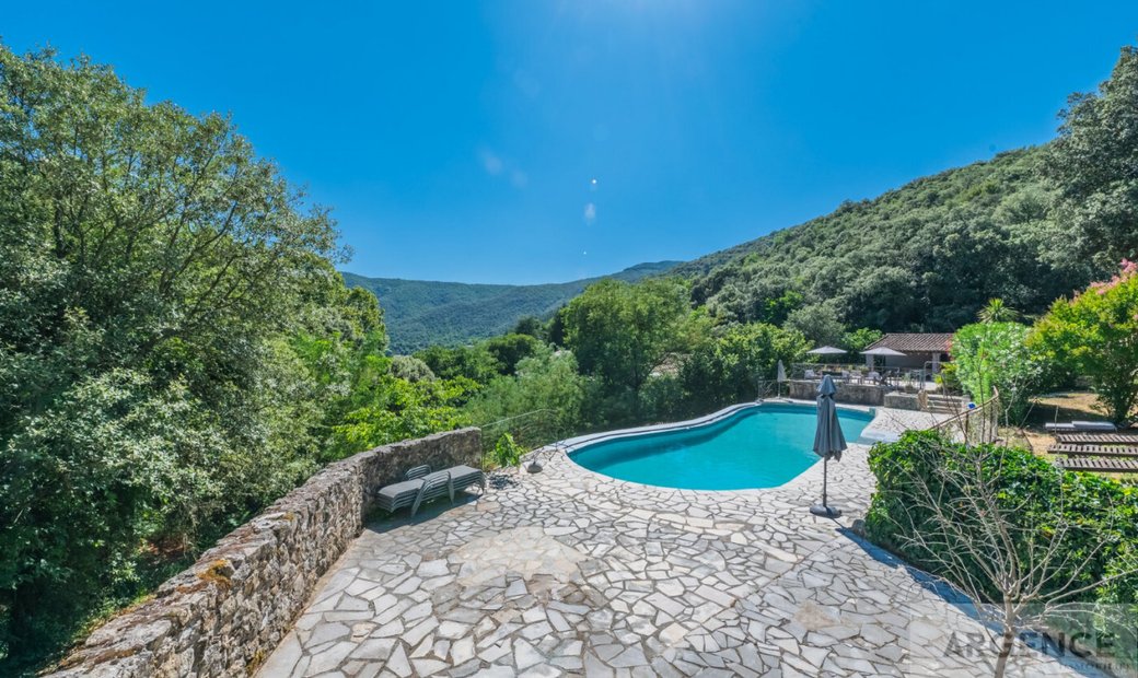 Castle In The Heart Of The Cevennes National In Montpellier, Occitanie ...