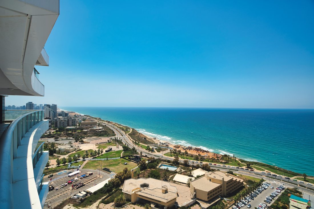 Spectacular Sea View Apartment In South In Netanya, Center District ...