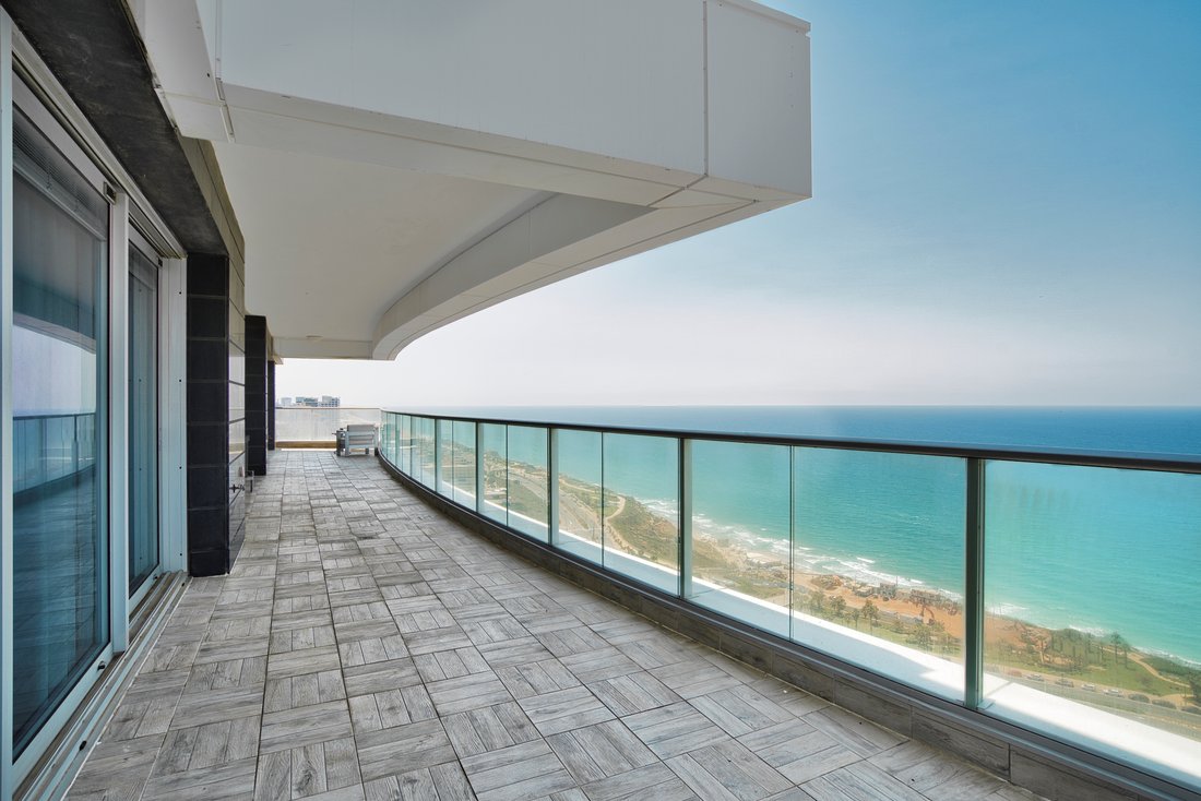 Spectacular Sea View Apartment In South In Netanya, Center District ...