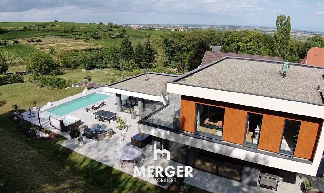 Magnificent Villa Pool Vineyard View In Nordheim, Grand Est, France For ...